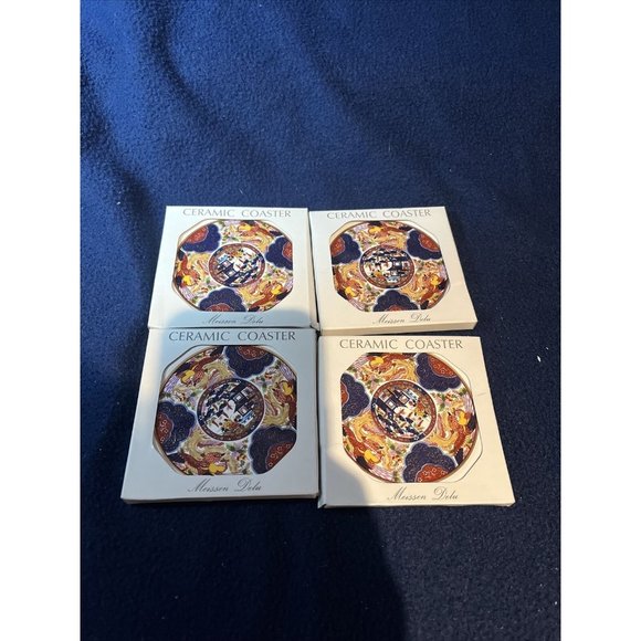 Meissen | Dining | Meissen Delu Ceramic Drink Coasters Oriental Style ...